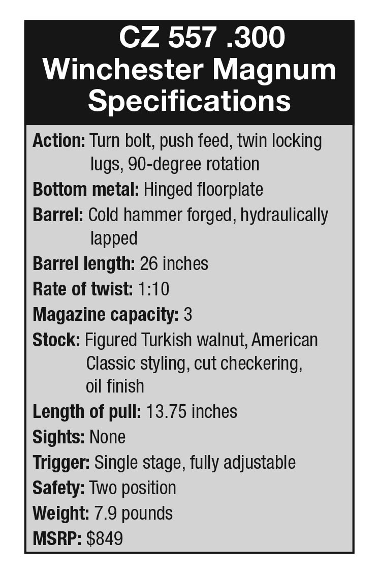 CZ 557 .300 Winchester Magnum | RifleMagazine